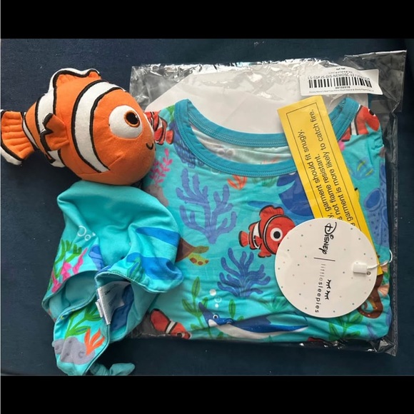 Disney | Pajamas | Disney Finding Nemo Little Sleepies 2 Piece Pajama ...